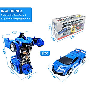 Toy Cars for 2-7 Year Old Boys, Transforming Toys Cars for 3 Year Old Boys and Toddlers, Robot Cars Toys for 4 Year Old Boys Birthday Gifts for 2 3 4 5 6 7 Years Kids Girl Boys