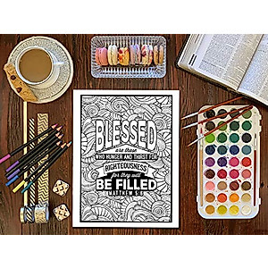Color the Words of Jesus: A Christian Coloring Book