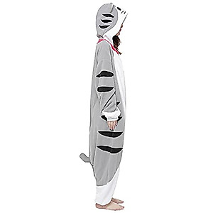 Tabby Cat Kigurumi (Adults) Grey