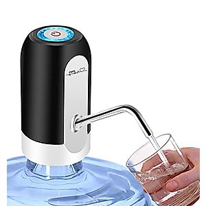 M&R, Automatic Water Bottle Dispenser, Water Bottle Pump USB Rechargeable & Portable Water Bottle Pump Dispenser, for Office, Kitchen, Camping, Indoor and Outdoor Universal 2-5 Gallon Water Bottles
