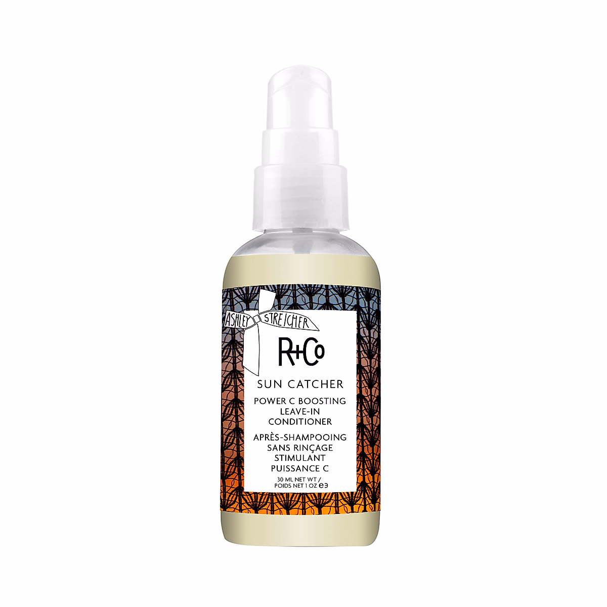 R+Co Sun Catcher Power C Boosting Leave-In Conditioner Mini | Protective Nourishment + Detangles + Softens | Vegan + Cruelty-Free | 1 Oz