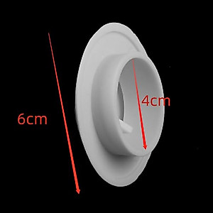 Pop Up Plug Stopper for Kitchen Bathroom Bathtub Drainage Sink White