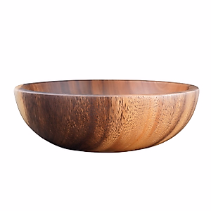 JJ Imperium Large Salad Bowl – 11" x 3.15" – Acacia Wood