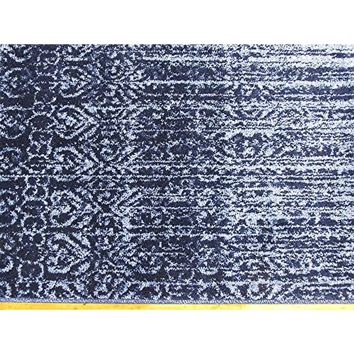 Unique Loom Del Mar Collection Area Rug-Transitional Inspired with Modern Contemporary Design, Rectangular 5' 1" x 8' 0", Blue/Navy Blue