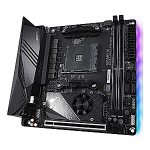 GIGABYTE X570 I AORUS Pro Wi-Fi (AMD Ryzen 3000/X570/Mini-Itx/PCIe4.0/DDR4/USB 3.1/Realtek ALC1220-Vb/DisplayPort 1.4/2xHDMI 2.0B/RGB Fusion 2.0/Gaming Motherboard)