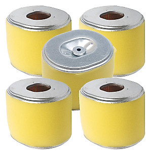 HIFROM Replace Pack of 5 GX390 Air Filter, Air Filter Replacement for Honda 17210-ZE3-010, 17210-ZE3-505 GX340 GX390 11HP & 13HP Engine, 17210-ZE3-010 Air Filter,17210-ZE3-505 Air Filter