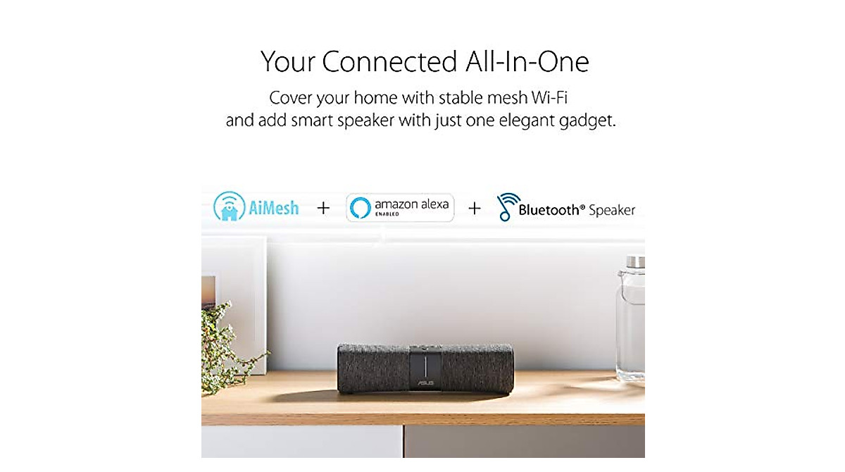 ASUS Lyra Voice AC2200 | Mesh WiFi Router & Alexa Smart Speaker
