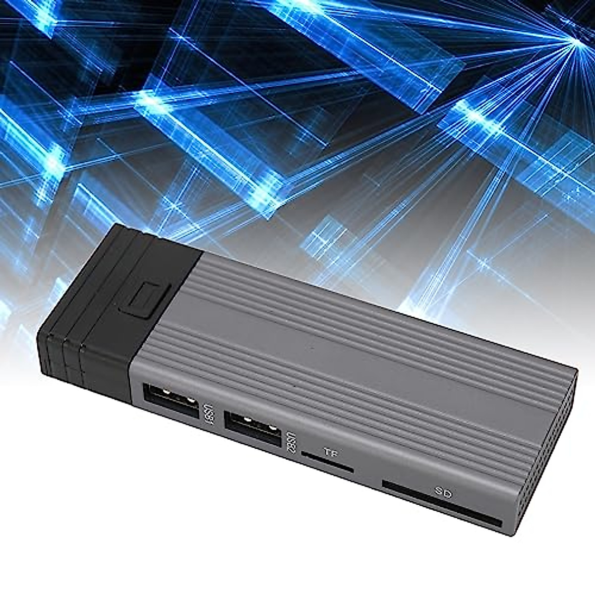 USB C SSD Enclosure USB C Hard Drive Enclosure 10Gbps M.2 NVME SSD Enclosure for Tablets Computers Game Consoles PS5(Silver)