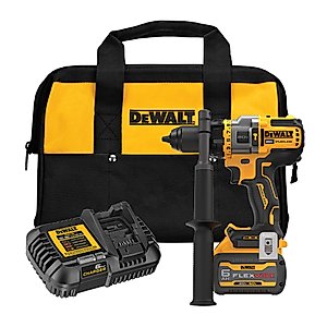 DEWALT FLEXVOLT ADVANTAGE 20V MAX* Hammer Drill, Cordless, 1/2-Inch (DCD999T1)