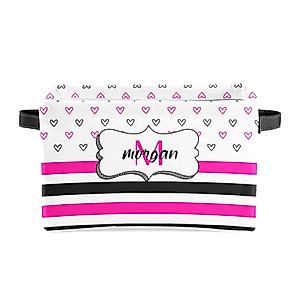 ZAACUSTOM Personalized Storage Bins with Name for Organizing Babys Boys and Girls Toys, Custom Kids Storage Basket Boxes Cubes Organizer with Handles for Shelf Closet Nursery, 1 Pack