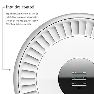 Molekule Air Pro Air Purifier for Large Rooms up to 1000sq. ft. with PECO Technology, Compatible with Alexa, Eliminates Smoke, Mold, Bacteria & Other Pollutants for Clean Air – Silver