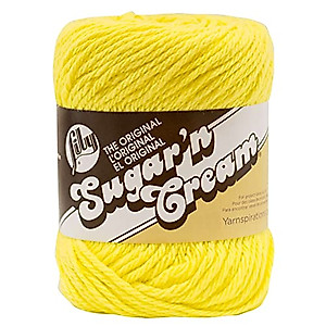 Lily Sugar 'n Cream Yarn - 100% Cotton - Assortment (Mango Madness)