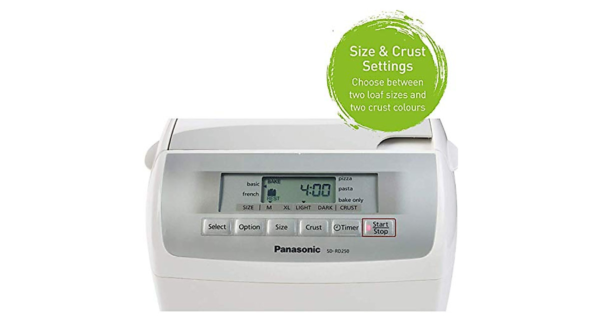 Panasonic SD-RD250 Bread Maker with Nut Dispenser & 5 Modes