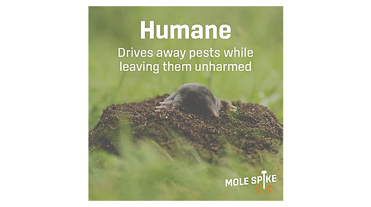 Exterminators Choice Ultrasonic Mole Spikes - 8 Pack