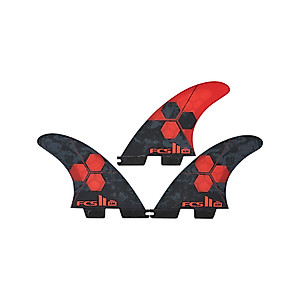 FCS II AM Performance Core Tri Fin Set - Red - Small