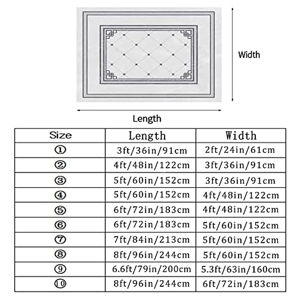 White Gold Rectangular Living Room Rug, Modern Minimalist Area Rug,Rug for Bedroom Low Pile Non-Slip Washable Soft Durable for Bedside Office Kids Room Studio Study Indoor