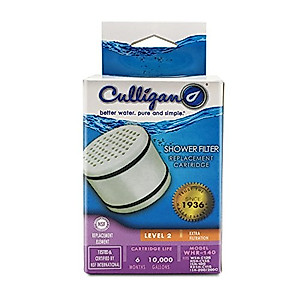 Culligan WHR-140 Replacement Shower Filter Cartridge for WSH-C125, HSH-C135, ISH-100 Shower Units (2 Pack)