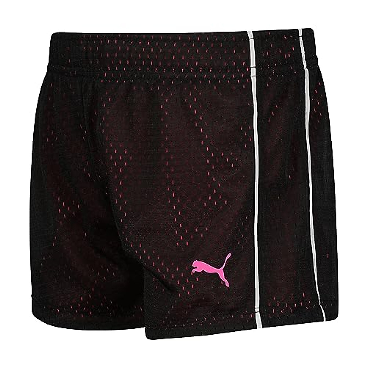 PUMA Girls' Big Active Short, Black, Small