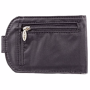 Big Skinny Women's Taxicat Bi-Fold Slim Wallet, Holds Up to 25 Cards, Black