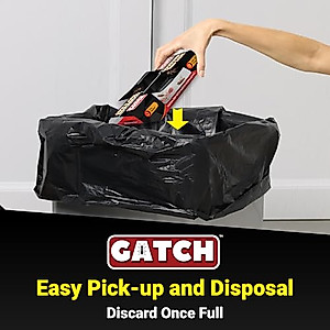 GATCH Roach Traps Indoor (12 Pack), Sticky Baited Cockroach Traps, Roach Killer Indoor Infestation, Adhesvie Glue Traps for Roaches, Insects, Home Bug Ant Spider Cricket, Child & Pet Friendly