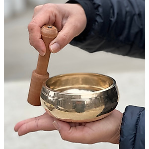 Tibetan Singing Bowl Set - 5 Buddhas Meditation