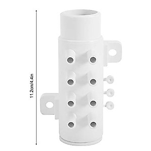 Yosoo Plumbing Manifold Water Separator, Spa Hot Spring Tub PVC Water Pipe 8 Port Plumbing Manifold for Bathtub