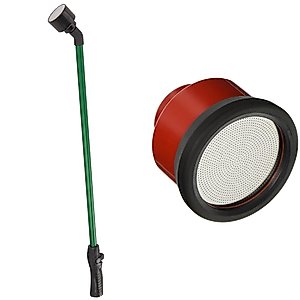 Dramm 30" Green Water Wand and 11 GPM 1000 Hole Water Breaker Nozzle Bundle