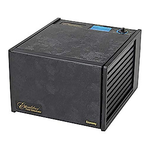 Excalibur 2900ECB Electric Food Dehydrator Machine with Adjustable Thermostat, Accurate Temperature Control and Fast Drying, 400 W, 9 Trays, Black