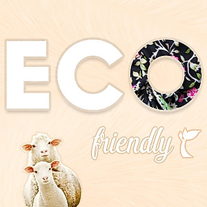 DANA XU 100% Merino Wool Extra Large Pashmina Blanket Travel Scarf Cashmere Wrap for Women Fall Winter Oversize Shawl Floral