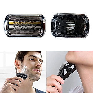 2023 Version Series 9 92S 94M Replacement Electric Shaver Replacement Head for Br aun All 2023 Version Series 9 Electric Razors 9290cc, 9291cc, 9370cc, 9293s, 9385cc, 9390cc, 9330s, 9296cc Silver