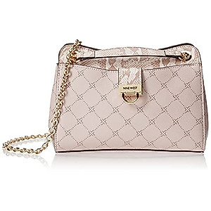 NINE WEST Clara Crossbody, Blush Logo Multi