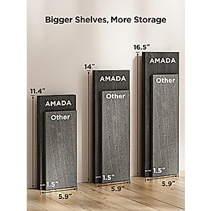 AMADA HOMEFURNISHING Stainless Steel Shower Organizer with Strong Adhesive + Floating Shelves Wall Mounted Set of 3