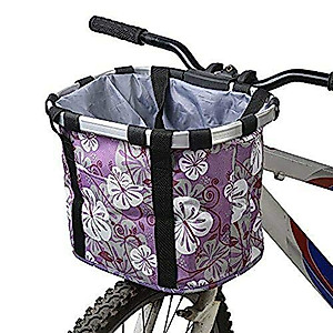 Bike Basket Small Pet Cat Dog Carrier Bicycle Handlebar Front Basket