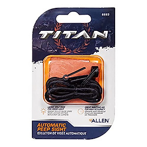 Allen Company Peep Sight for Short Bows, Black, One Size (6663)