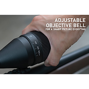 Monstrum Guardian 4-12x50 AO Rifle Scope with Parallax Adjustment | Black