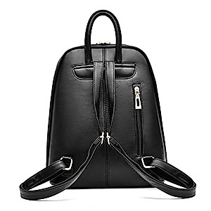 CHEFRU Bag Women Backpack Travel Large Backpack Pu Leather Handbag Schoolbag for Girls Women Bag Female Shoulder Back-Ivory