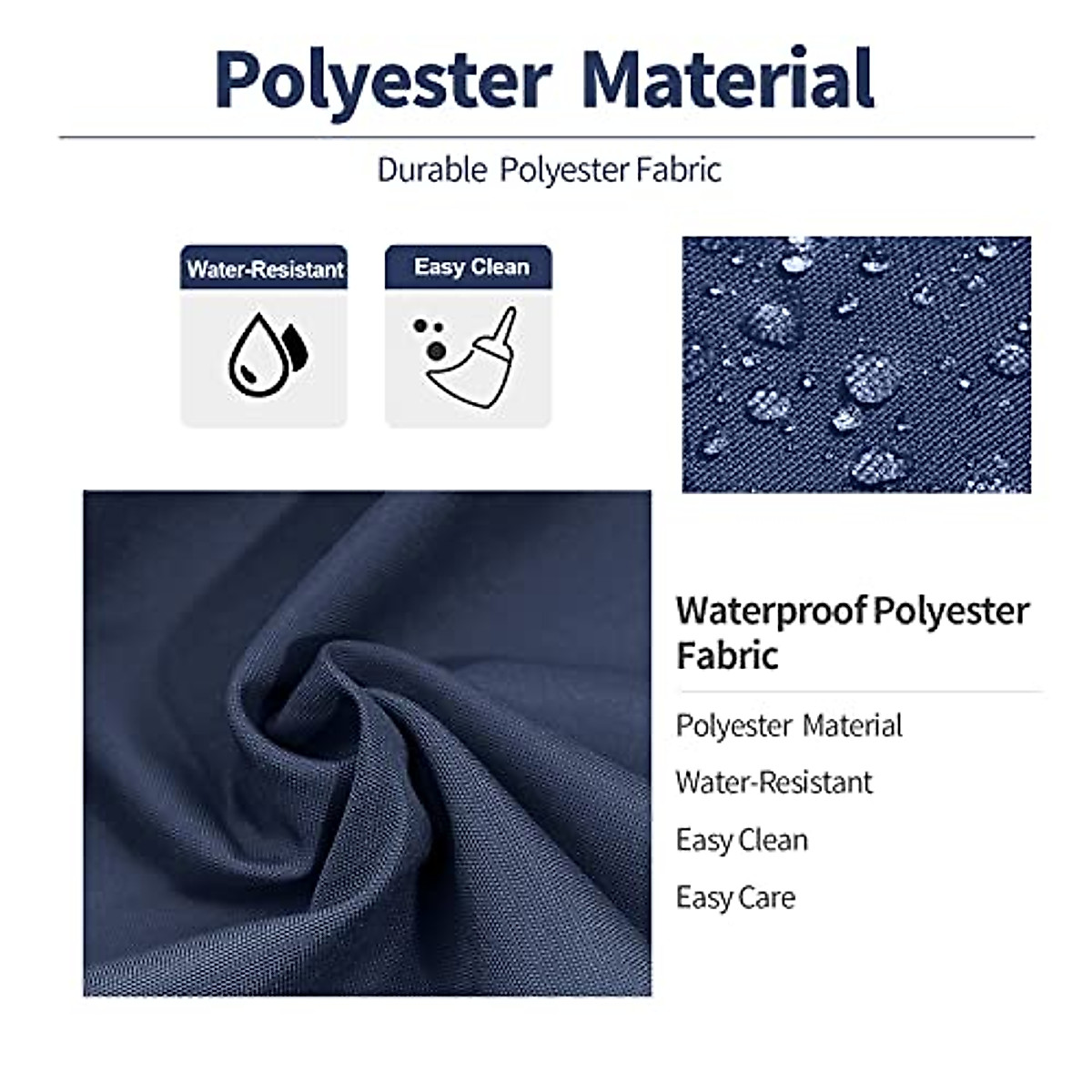 Patio Watcher Water-Resistant Bench Cushion for Patio Furniture, Garden, Porch Swing, Sofa Settee Couch | Outdoor/Indoor Bench Pads | 42 X 18 X 3 Inches | Blue