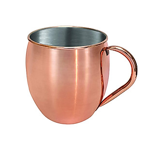 Oggi Jumbo Stainless Steel Moscow Mule Mug- 102oz Copper Plated Moscow Mule Cup, Cocktail Cart & Home Bar Accessories, Moscow Mule Mugs Make Great Gifts