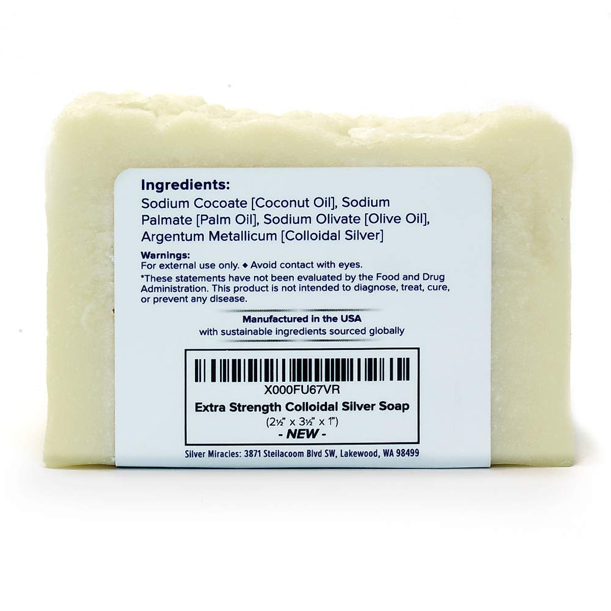Silver Miracles - Extra Strength Colloidal Silver Soap
