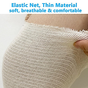 Elastic Tubular Bandage - Stockinette Compression Strap for Arm Knee Ankle Leg First Aid Supplies, Stretch to 1.8 Multiple (3.5"W x 394"L)