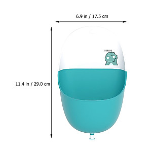 Toddmomy 1 Set Potties Dinosaur Hanging Blue Bathroom Cartoon with for Toddler Urinal Kids Boy Training Children Trainer Funny Tool Plug Baby Boys Hook Standing Toilet Potty Pee