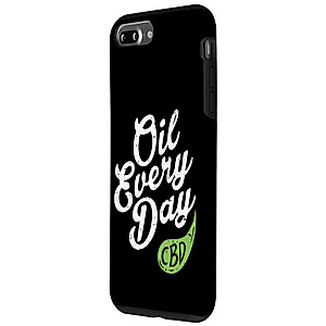 iPhone 7 Plus/8 Plus CBD Oil Every Day Cannabidiol Hemp Plant Cannabis Gift Case