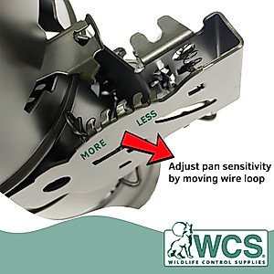 Easy Set Tube Trap Tunnel Squirrel Trap - 15" Long Double Torsion Spring Steel Rodent Trap - Naturally Attracts Rodents - Rust Resistant, Built-in Safety Latch and 5 Tension Setting