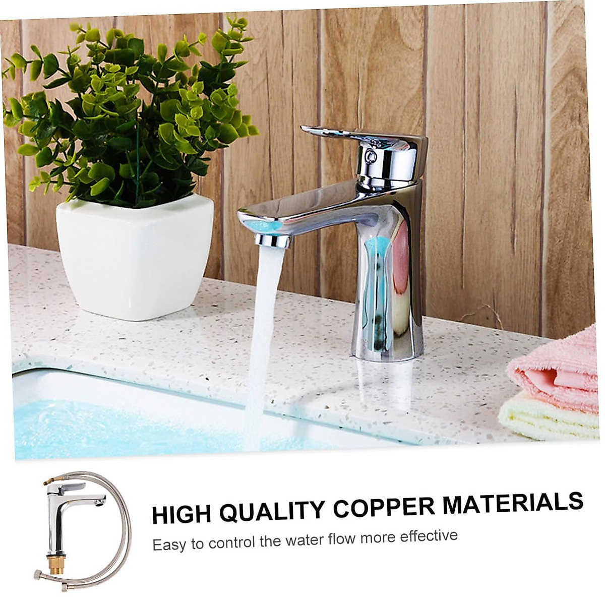 Homoyoyo 1pc Water Tap Water Spigot Vessel Faucet Heart Shaped Rug Wash Basin Faucets Lavatory Faucet Outdoor Kitchen Faucet Faucets for Bath Sinks Vessel Sink Faucet Metal Copper Handle