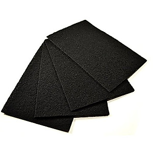 CFS – Pack of 4, Premium Carbon Filters Pad Compatible with HAP9412, HAP9413, HAP9414, HAP9422, HAP9423, HAP9424 Models – Fresh & Filtered Air for Indoor & Home – Carbon Air Filter Sheet – 6" x 9.25"