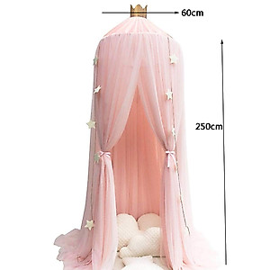 Dome Princess Bed Canopy Mosquito Net Play Tent Hanging House Decoration Lace Netting Curtains Indoor Game House