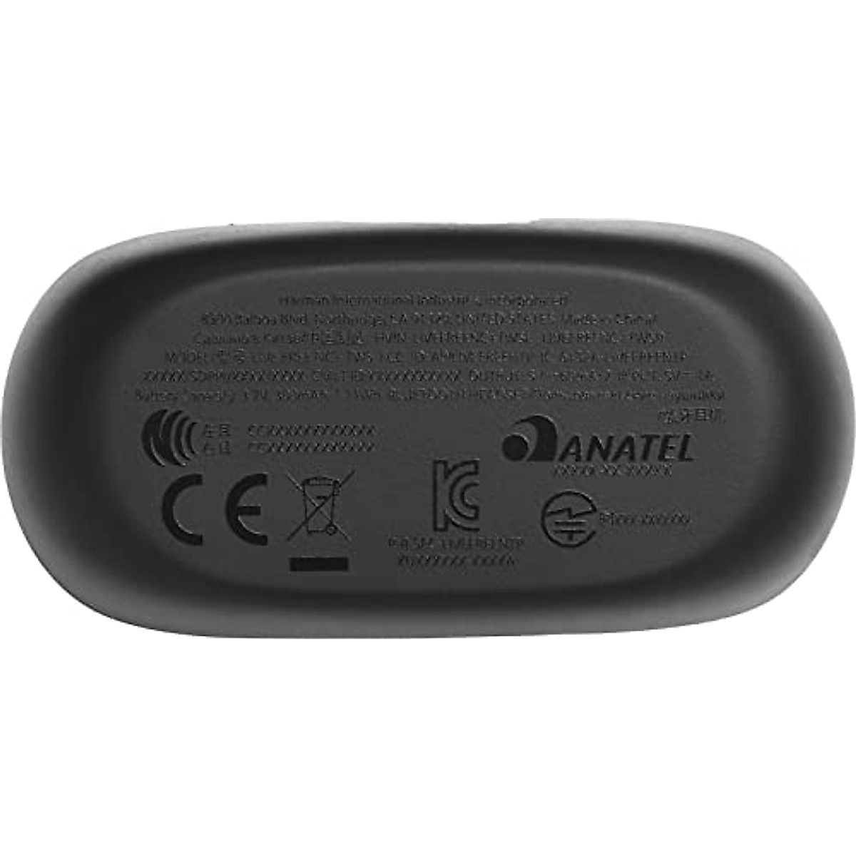 JBL Harman Live Free NC+ TWS, Bluetooth Earbuds, True Wireless, Active Noise Cancelling, Charging Case, Quality Sound, iPX7 Water Resistant - 10w Pad Black (Renewed)