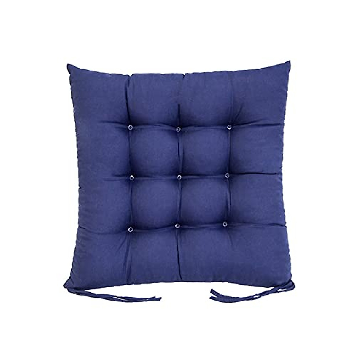 Rocking Chair Cushion Set with Ties, 2 Piece Non-Slip Seat, Back Chair Cushion Indoor/Outdoor Soft Thick Patio Chaise Lounger Cushion Overstuffed Patio Chair Cushion Swing Cushion(21" X 17"/17" X 17")