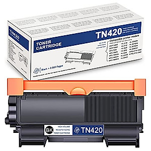 Van Enterprises High Yield 1 Pack Black TN420 TN-420 Compatible Toner Cartridge Replacement for Brother DCP-7060D DCP-7065D MFC-7240 MFC-7365DN HL-2132 HL-2230 HL-2242D Intellifax-2940 Printer Ink