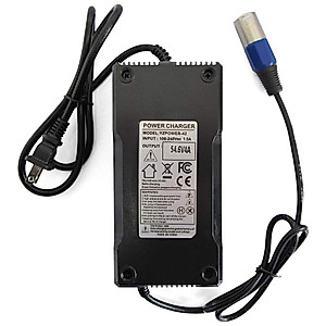 Abakoo 54.6V 4A Power Adapter for 48V 13S Lithium Battery Charger with 3-Pin XLR Connector